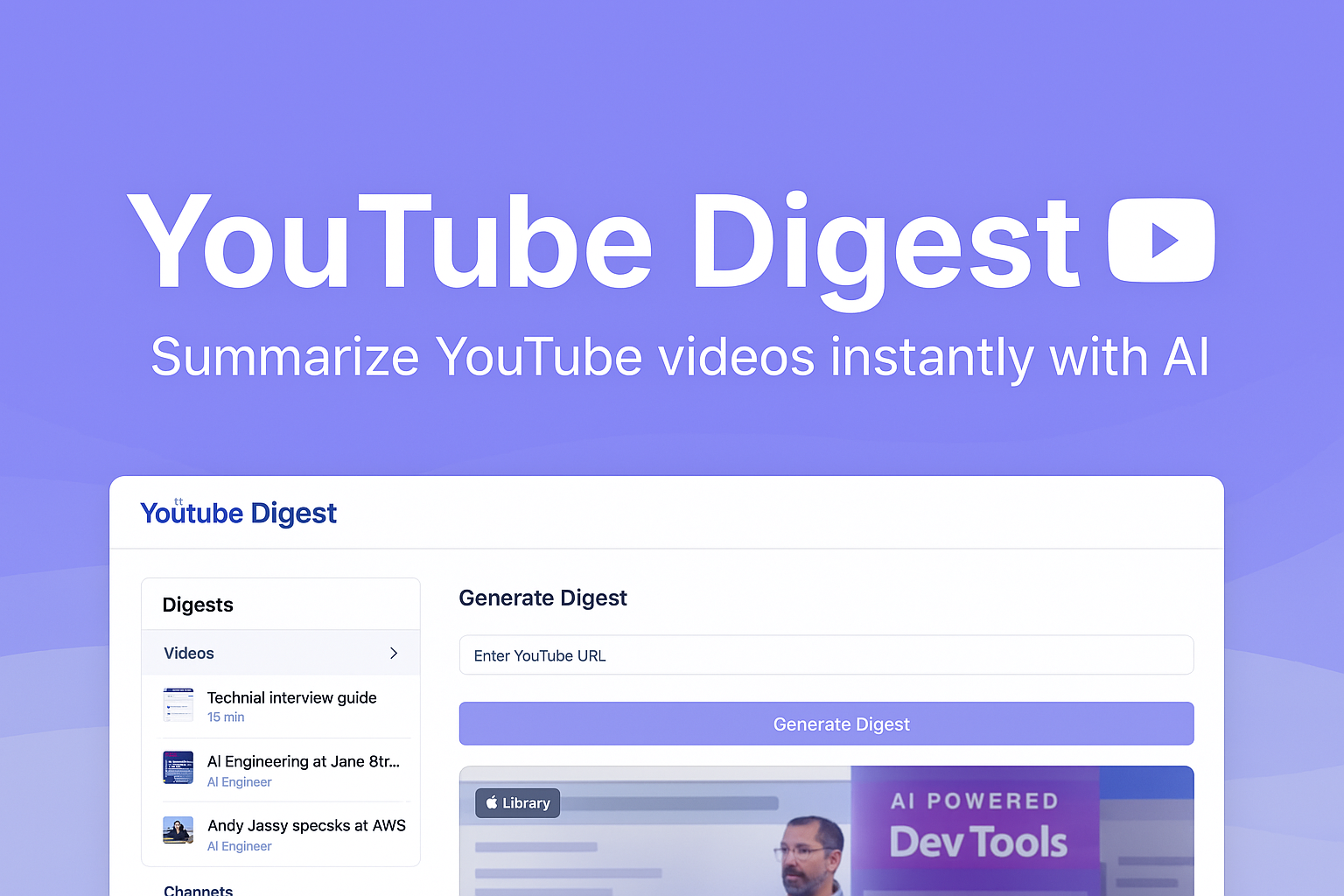 YouTube Digest – Containerized AI Summarization Pipeline · Socrates Lopez